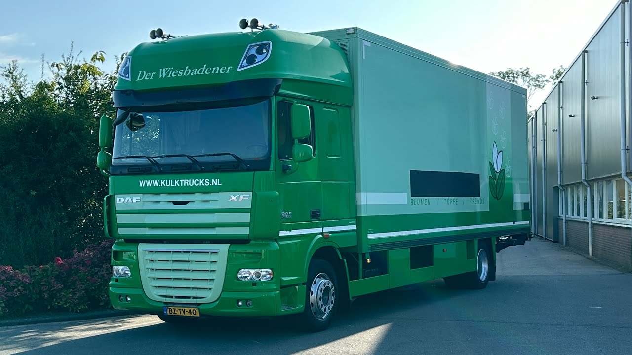DAF XF 105 - ISO BOX - RACE TEAM - HORSES - YouTube