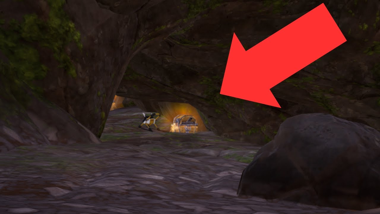 Fortnite The Secret Cave Location - YouTube