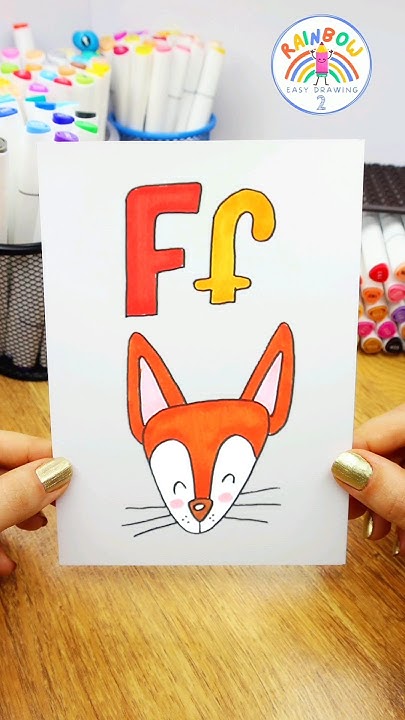 How to Draw Letter F from Alphabet Lore | Alphabet Lore Flashcards Drawing 🌈F #shorts #fox #cute ...
