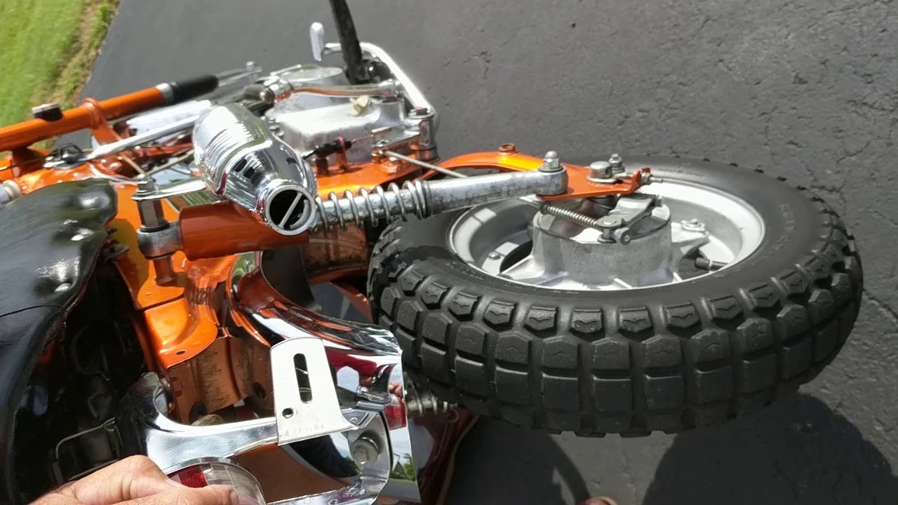 1971 Topaz Orange Honda CT70 - YouTube