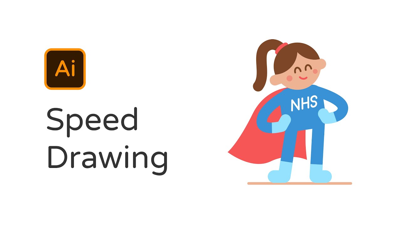 NHS Hero - Illustrator Speed Drawing - YouTube