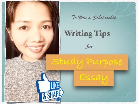 Writing Tips & Strategy for Study Purpose Essay to Win a Scholarship