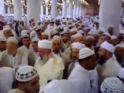 Menzil cemaati hac ta ama orda bile şeyhin elini öpüyor