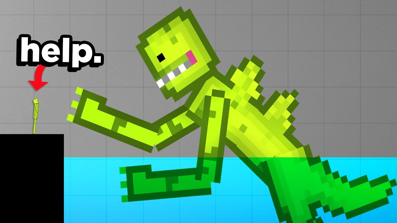 MELONZILLA EATS RAGDOLLS! - Melon Sandbox Playground - YouTube