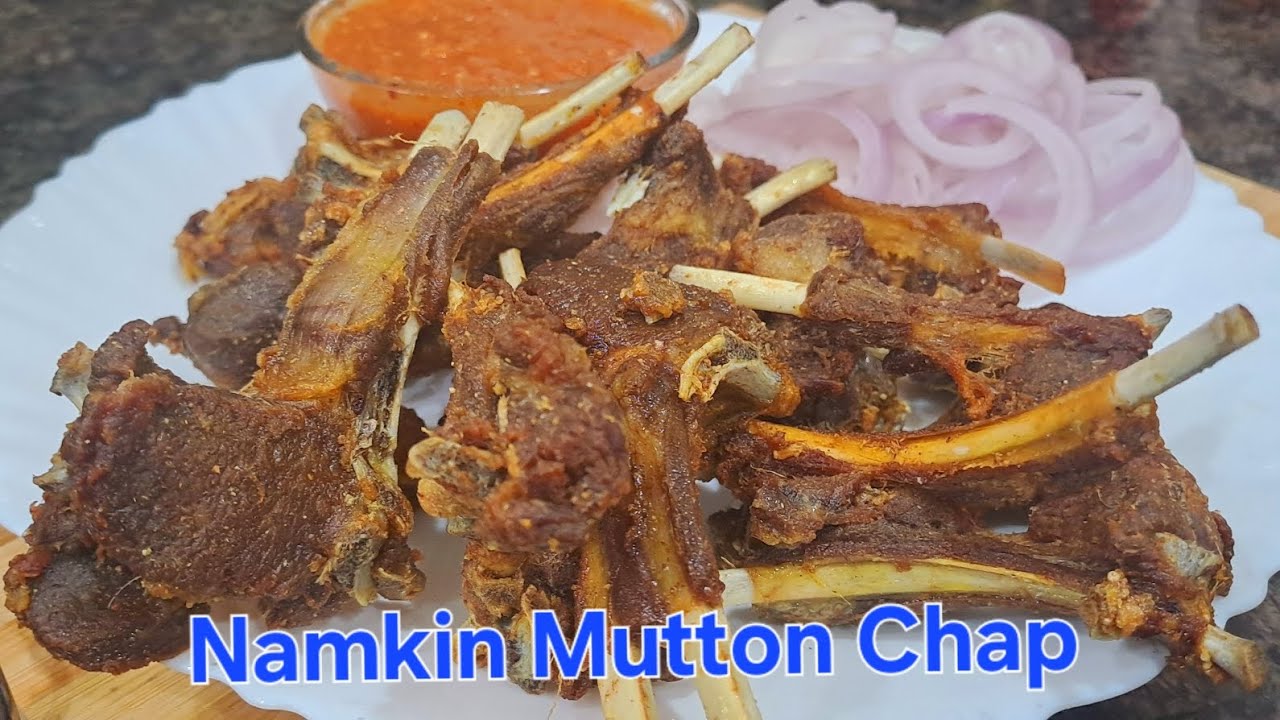 Bakra Eid Special Namkin Mutton Chap Ki Recipe !!Crispy N Crunchy ...