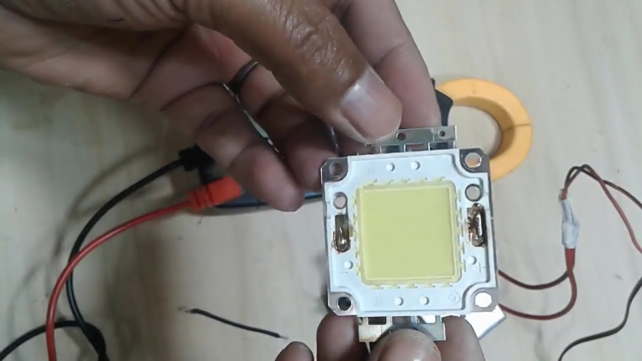 How to make 30 Watt high bright LED light Using 12V transformer - YouTube