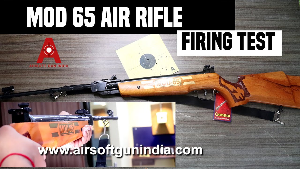 Mod 65 Air rifle shooting test - YouTube