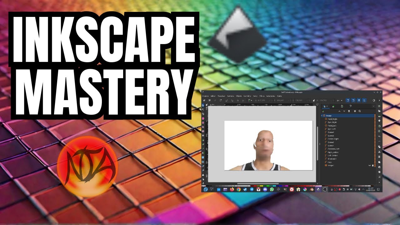 I Mastered Inkscape's Gradient Mesh Tool in 30 Days - YouTube