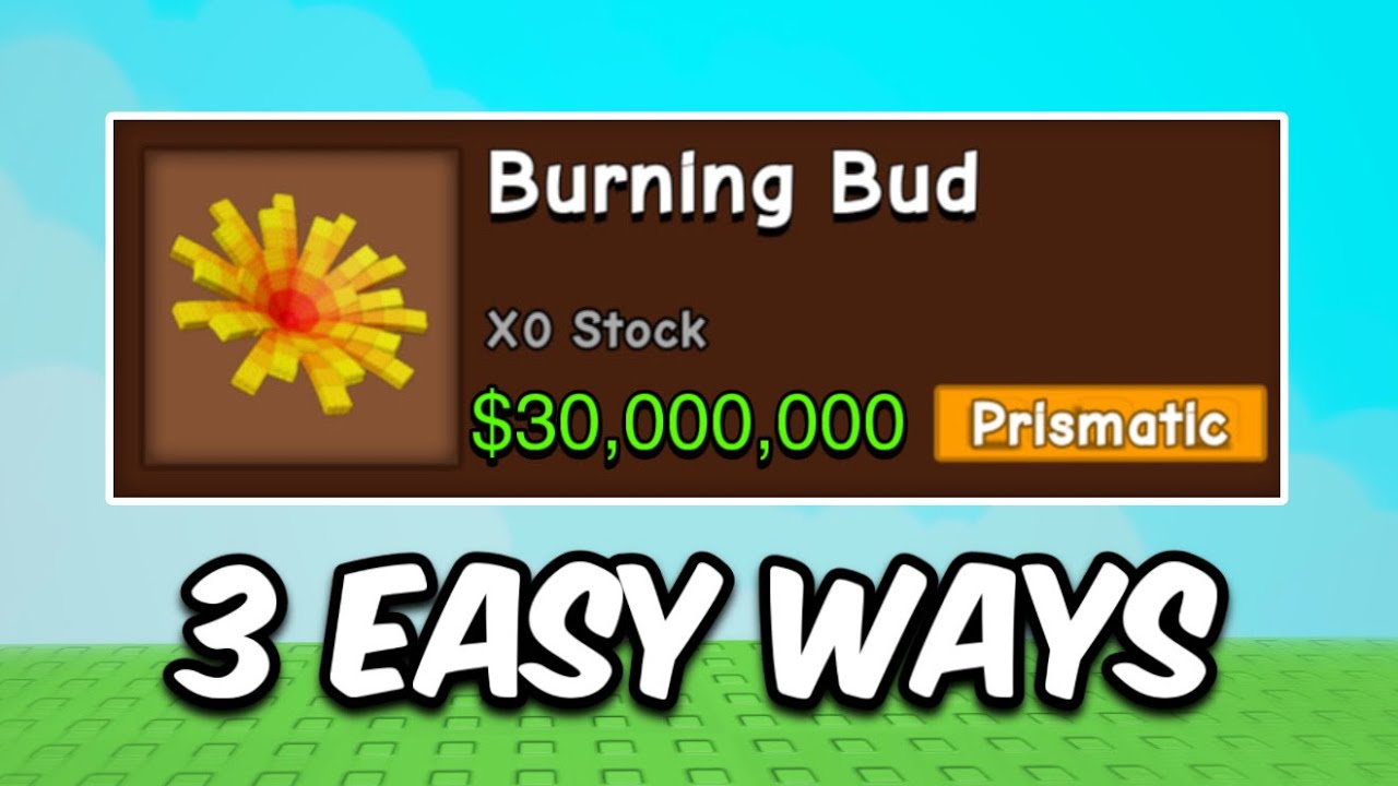 How To Get BURNING BUD SEED Fast & Easy! (Grow a Garden) - YouTube