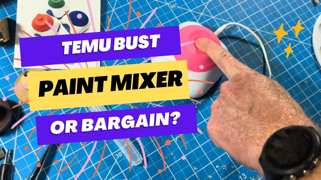 Temu Bust or Bargain: Hobby Paint Mixer - Vevor Vortex Mixer - Unboxing ...