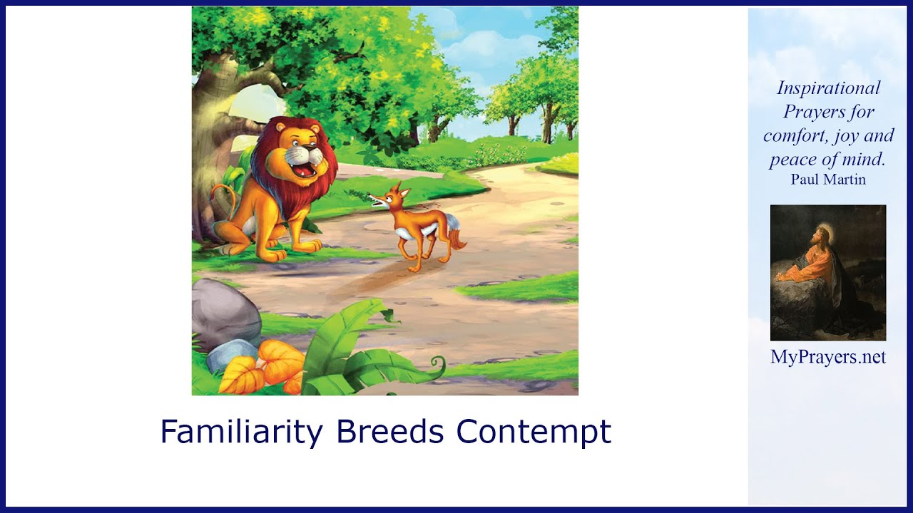 Familiarity Breeds Contempt - YouTube