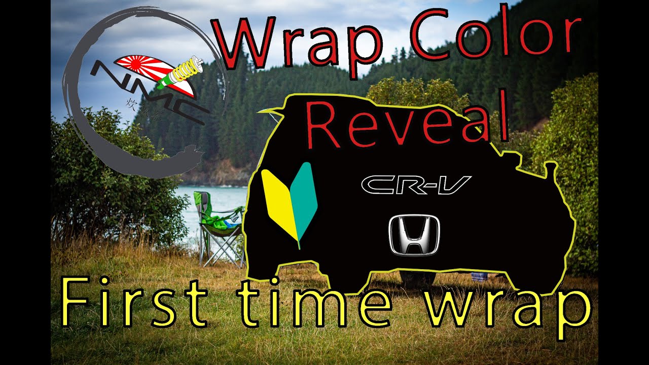 JDM Honda RD1 CRv. First-timer wrapping - YouTube