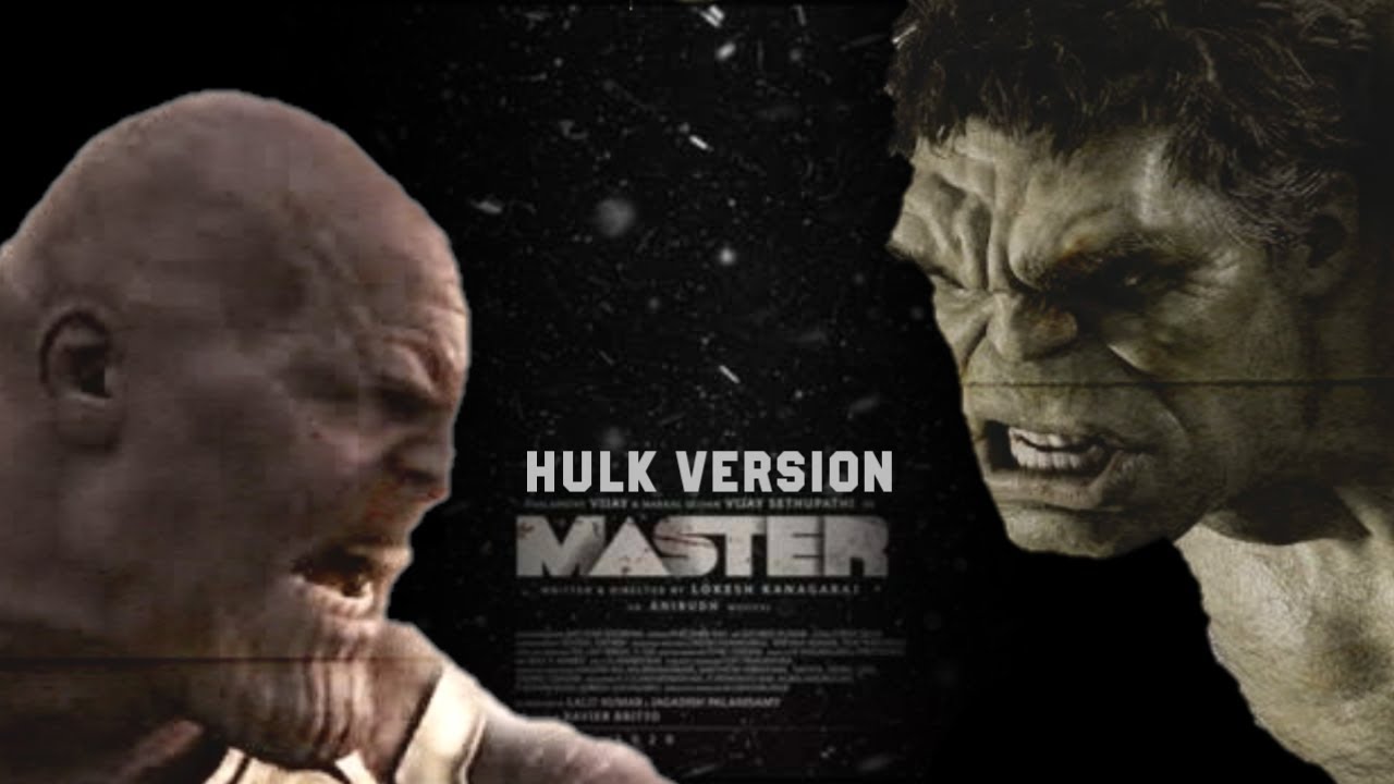 master teaser hulk version || hulk vs Tanose || master hulk teaser ...