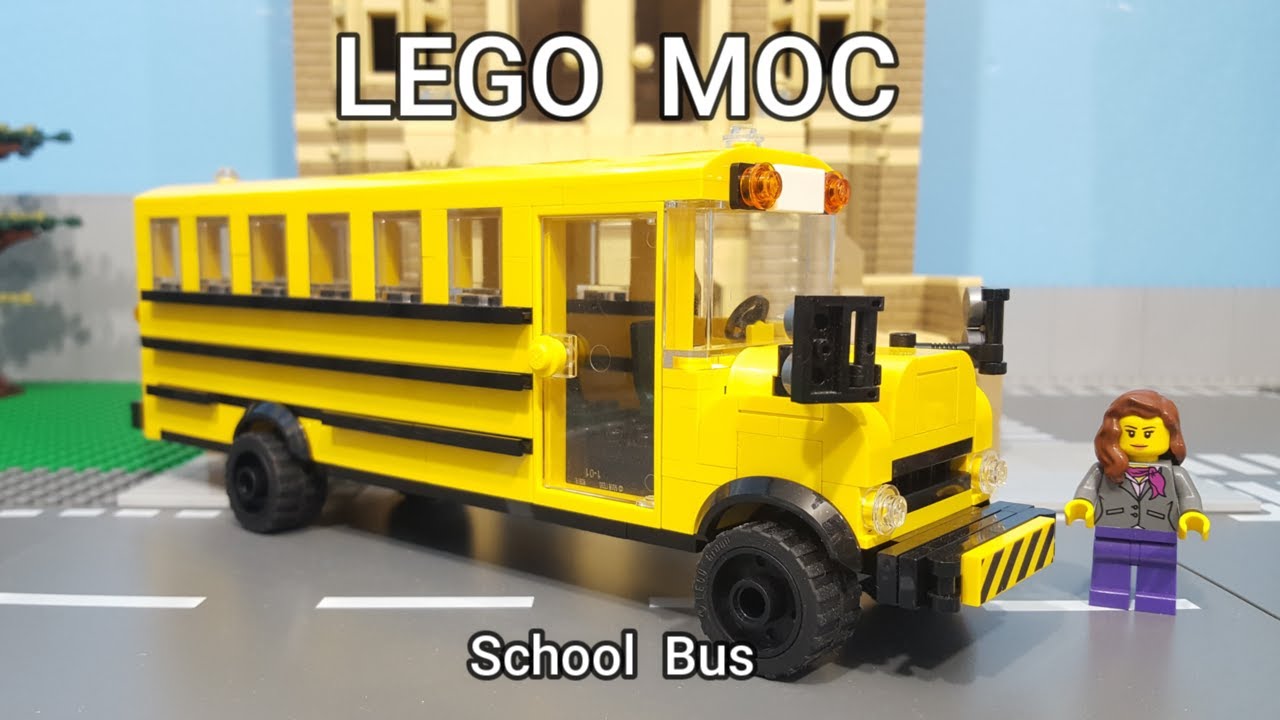 LEGO MOC School Bus - YouTube