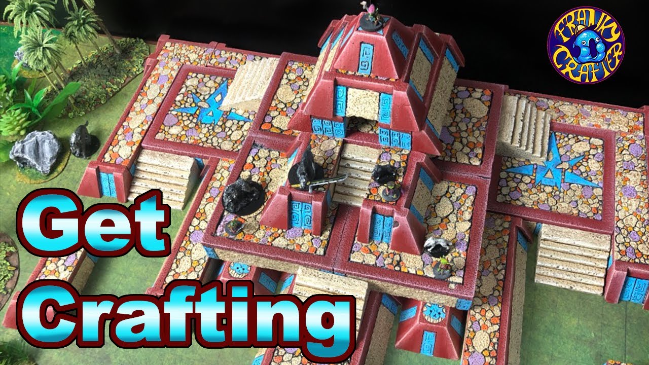 How to Craft a Modular Aztec Temple for dungeons and Dragons - YouTube