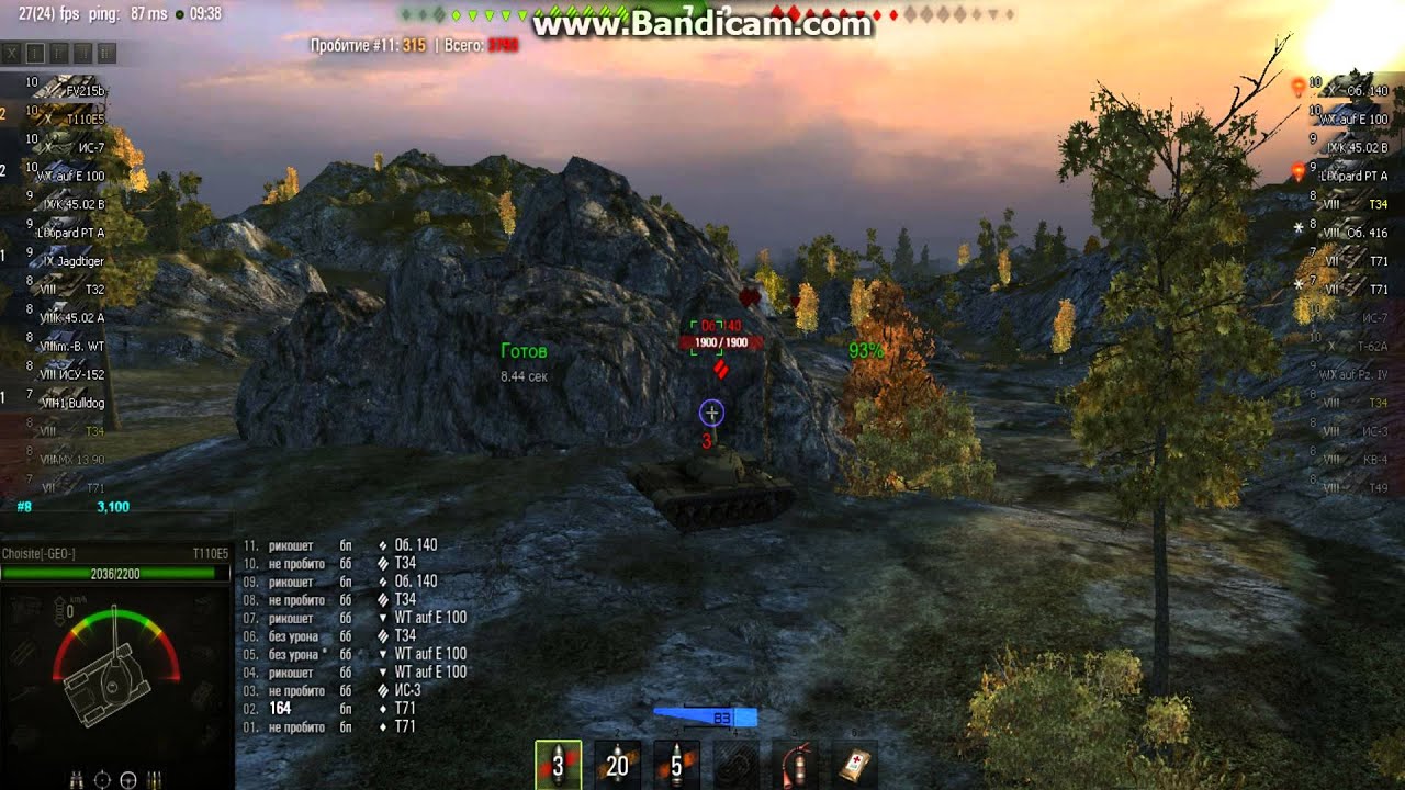 World of Tanks T110-E5 Gameplay - YouTube
