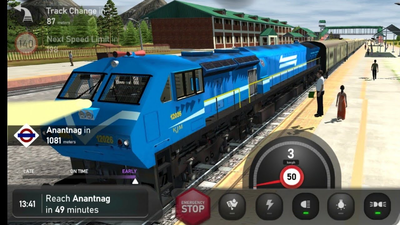 Indian Train Simulator|Indian Train Game|Gameplay India Quazigund ...
