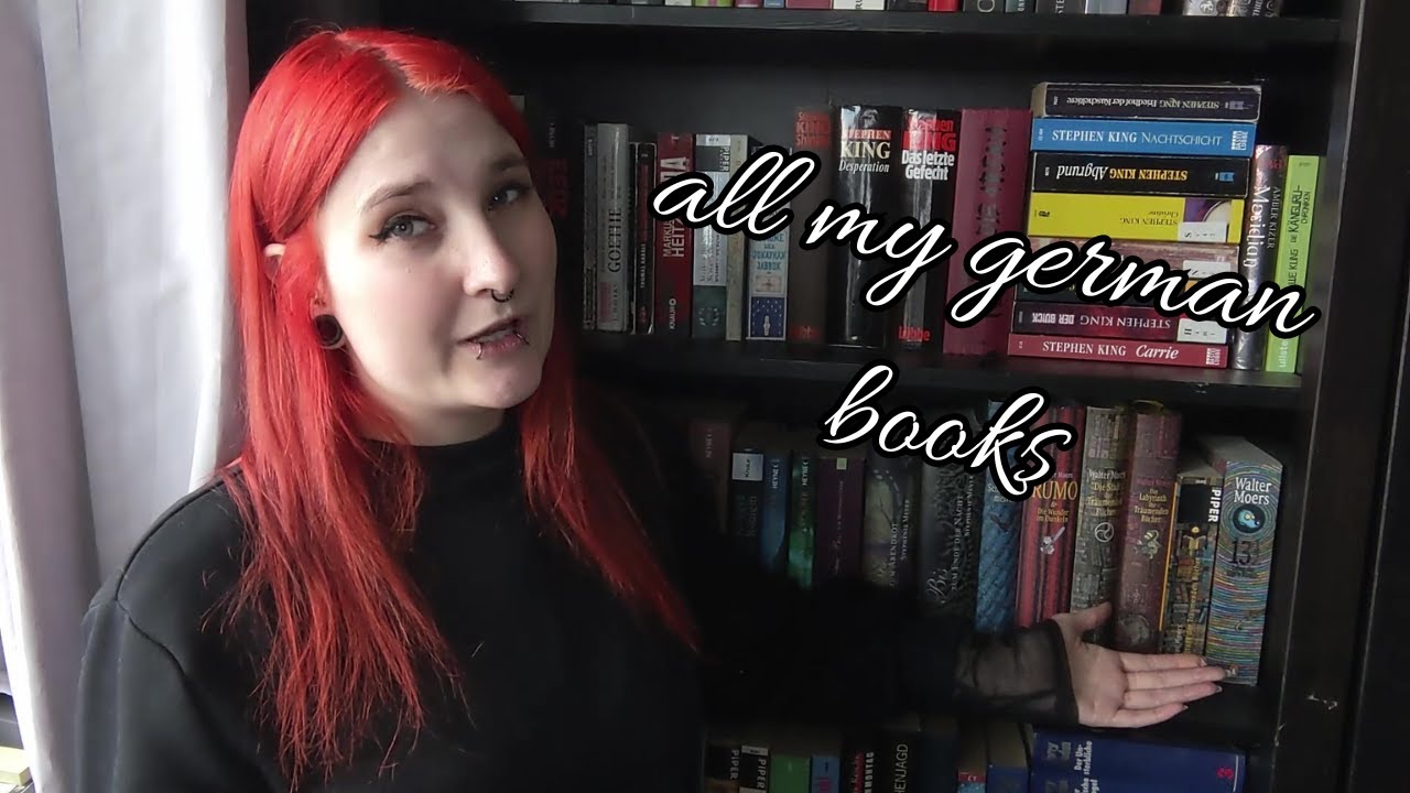 what I read as a teenager | my german book collection - YouTube