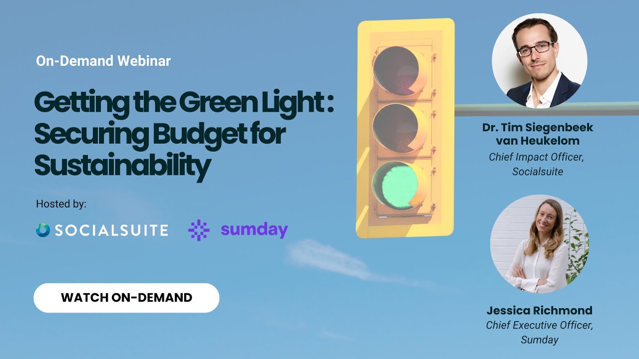 Getting the Green Light: Securing Budget for Sustainability | Strategy ...