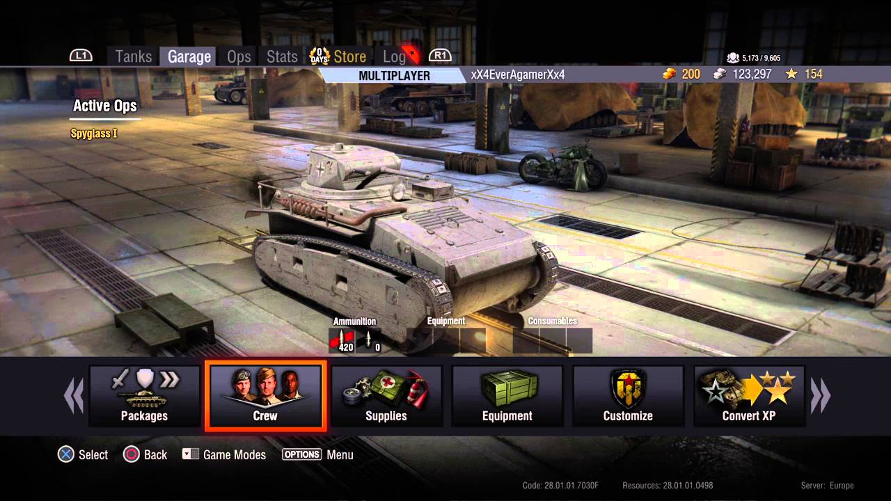 World of Tanks How To Sell Tank ps4 - YouTube