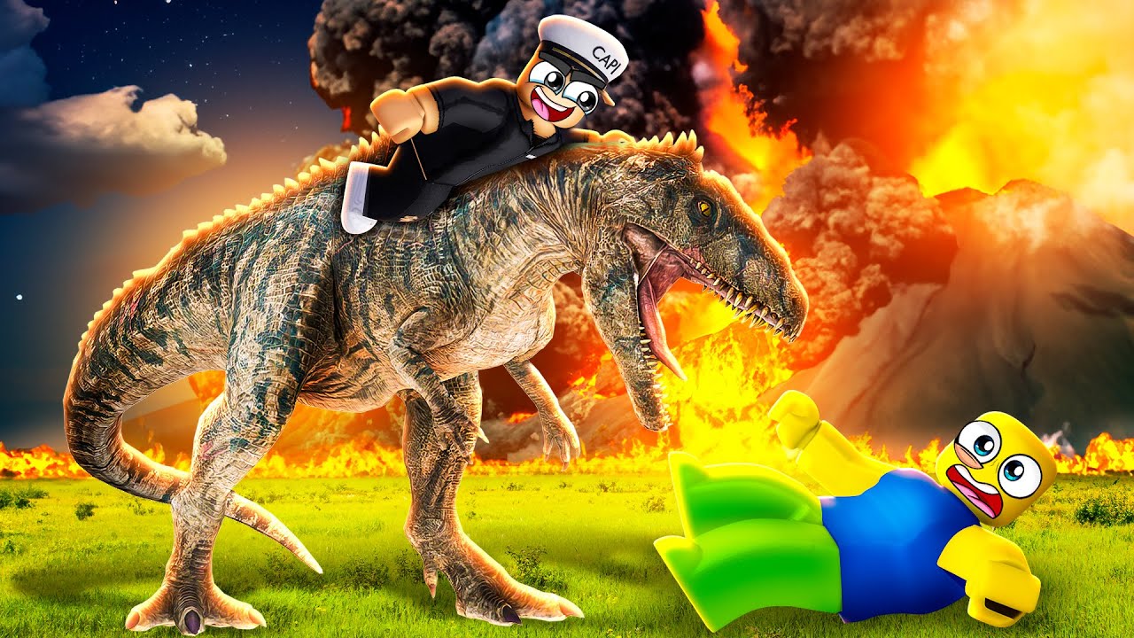 Becoming a MAN EATING GIGANOTOSAURUS in ROBLOX - YouTube