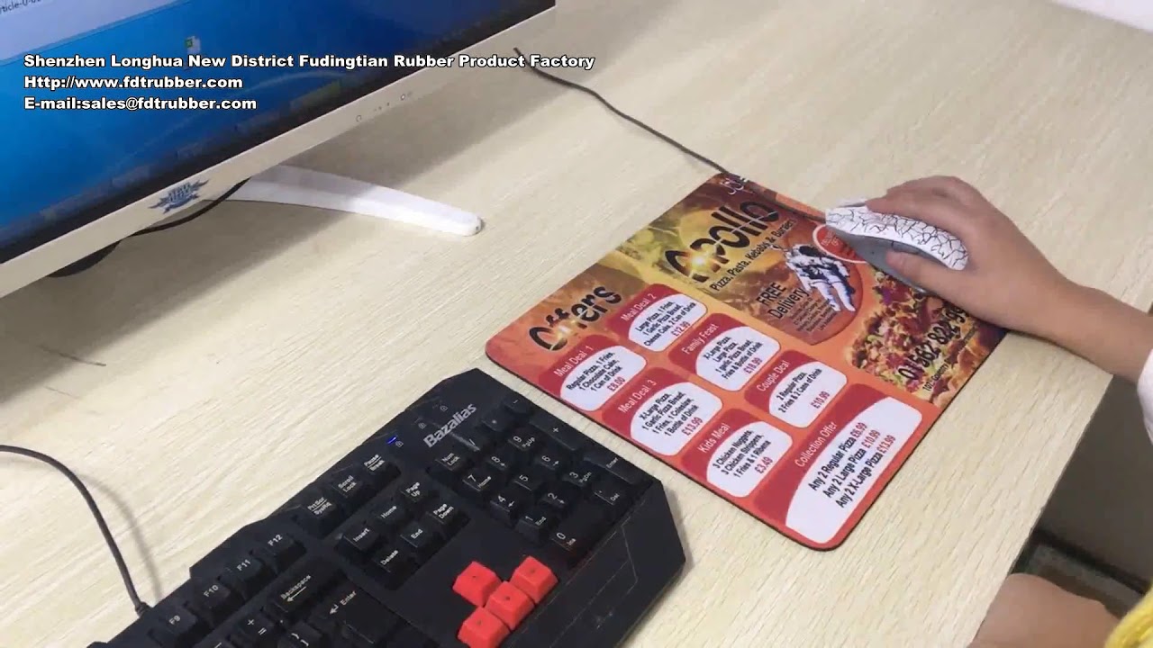 Square Advertising/Promotional Mouse Pad - YouTube