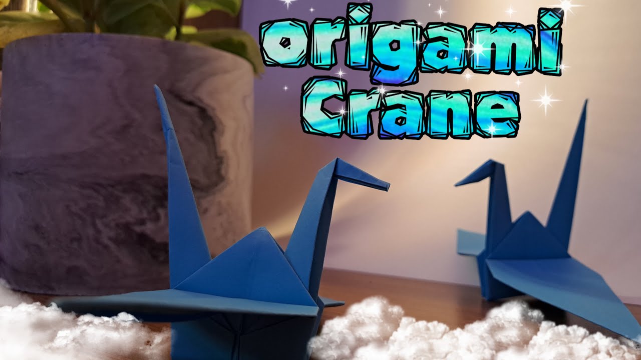How To Make a Origami Crane - Origami Crane Easy - YouTube