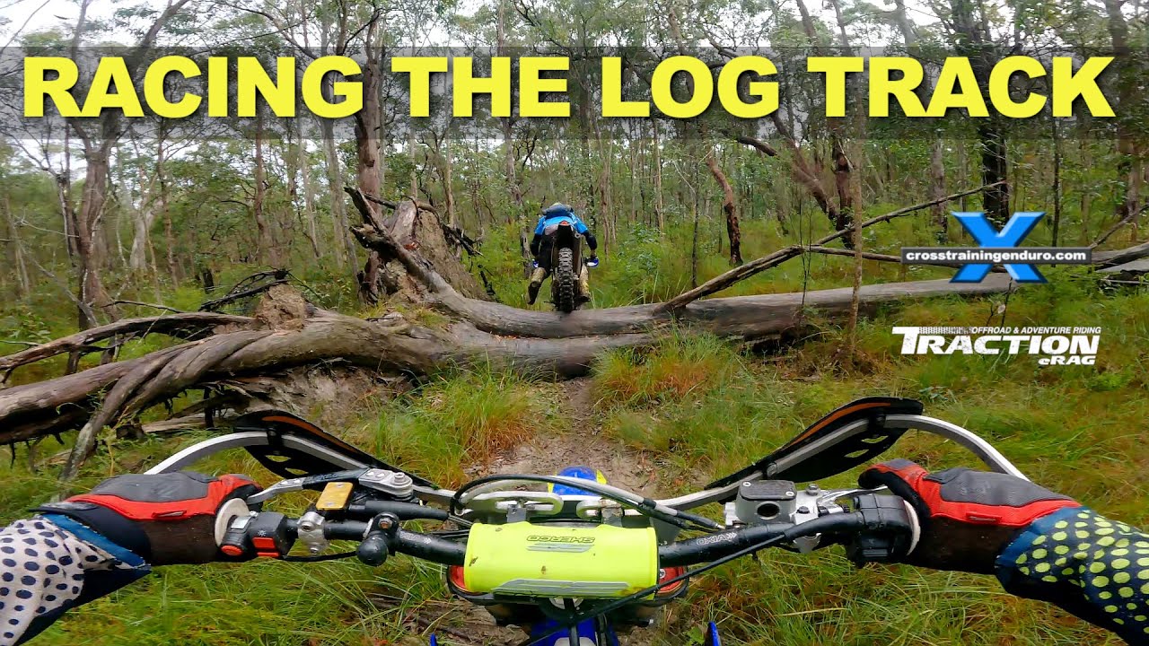A quick chase along the local 'Log Track'!︱Cross Training Enduro - YouTube