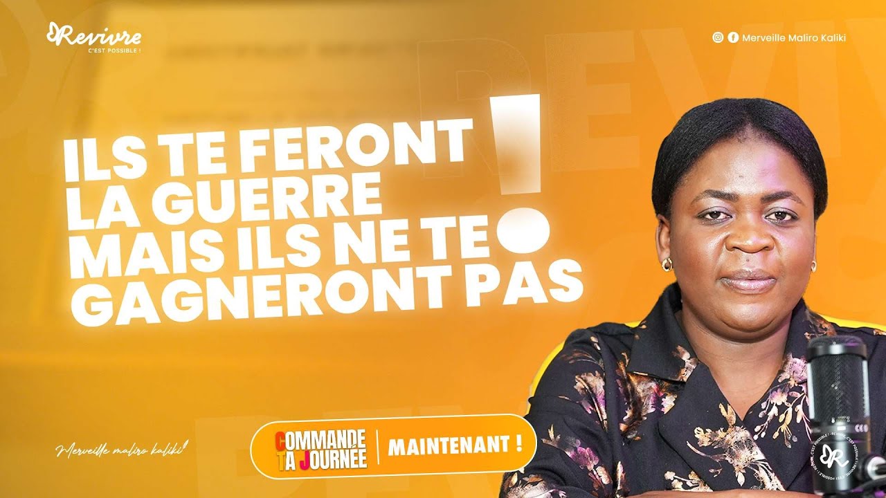 COMMANDE TA JOURNÉE | Ils te feront la guerre mais ils ne te gagneront ...
