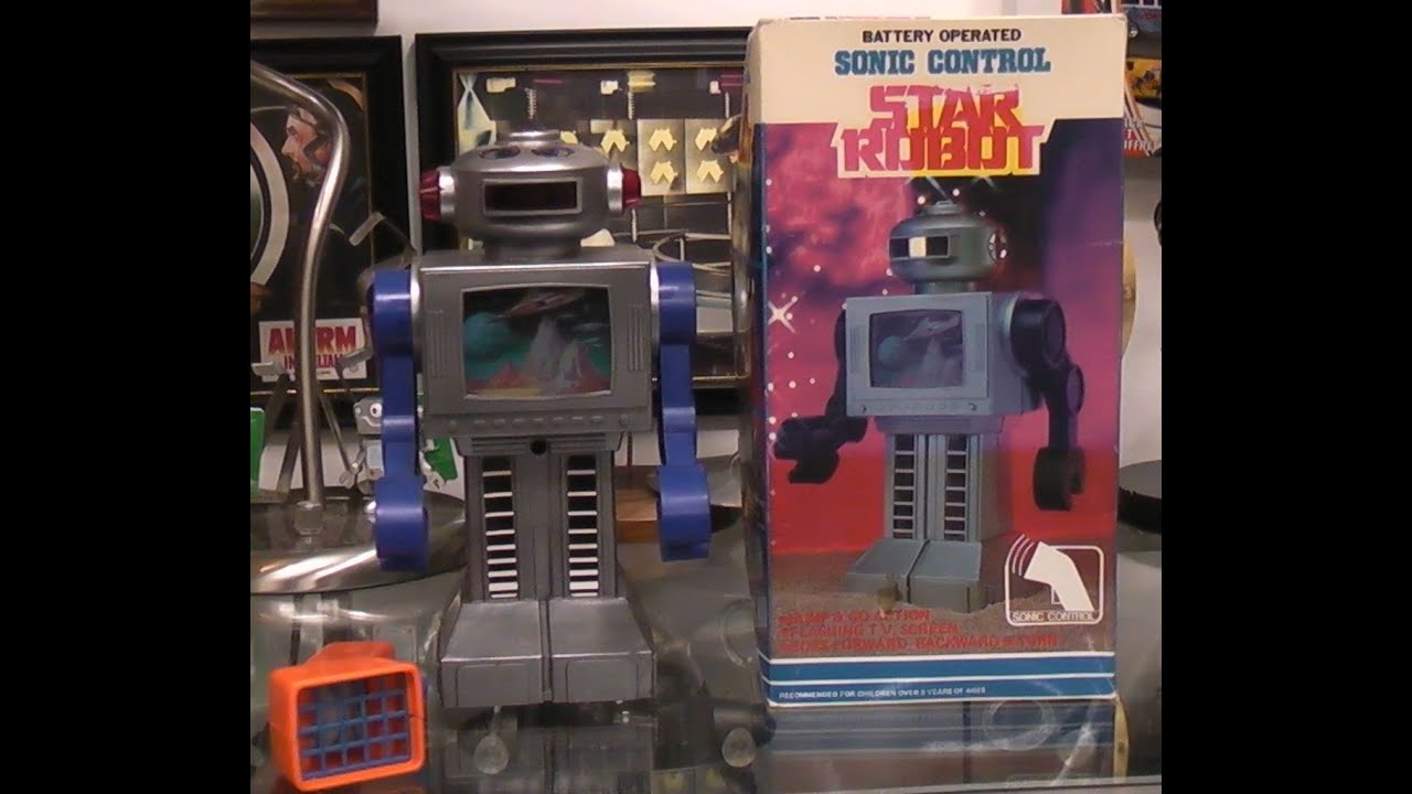 Let's play with the 1980's Sonic Control STAR ROBOT. Hong Kong. - YouTube
