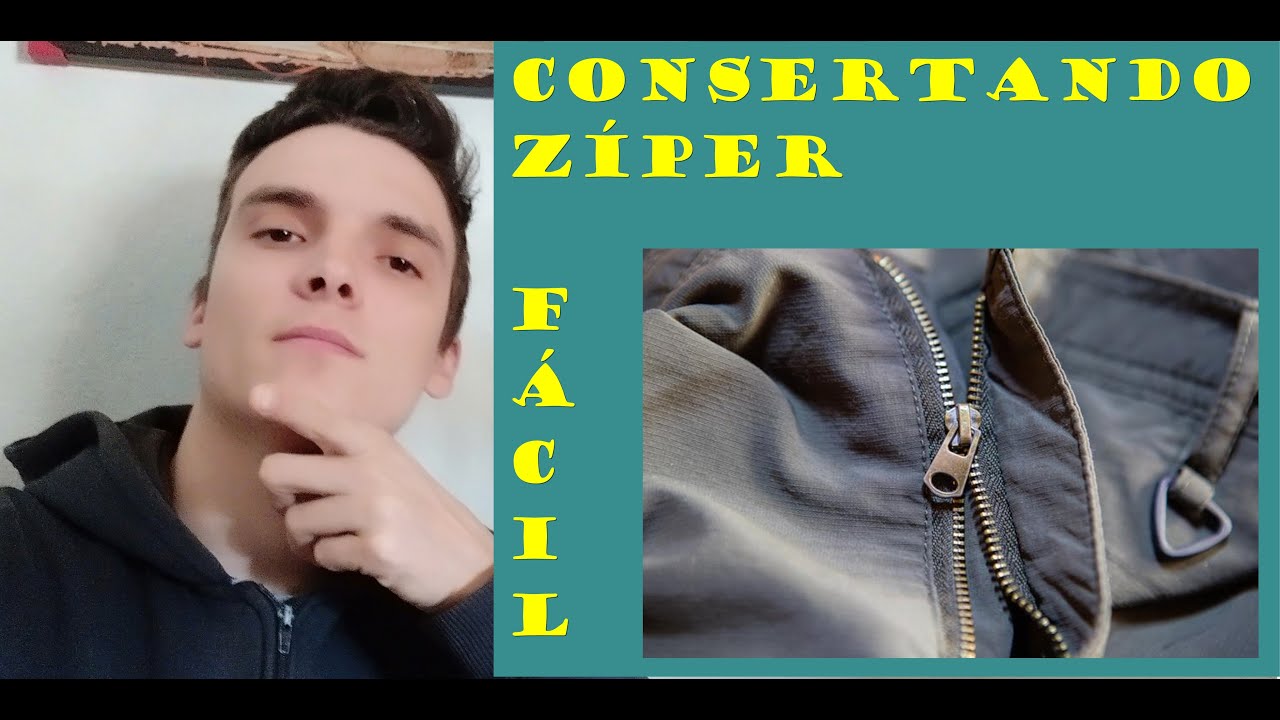 Como consertar zíper de roupa (maneira muito fácil) - YouTube