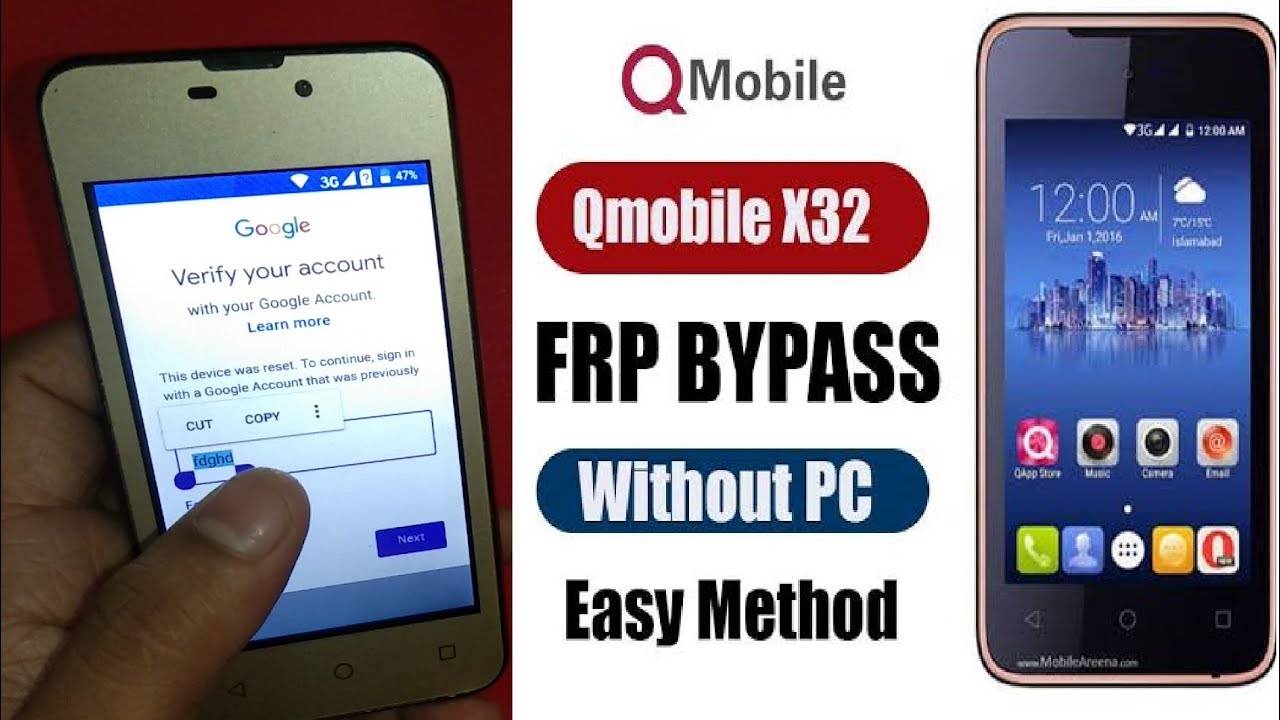 Qmobile X32 Frp Bypass Without Pc New - YouTube