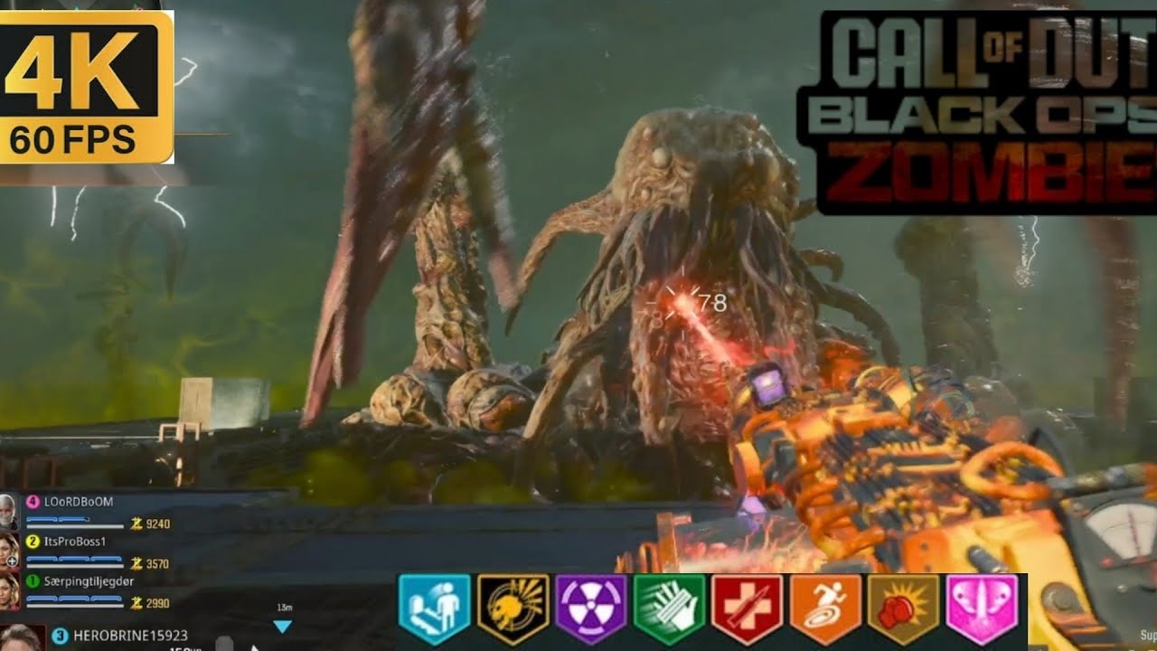 Black ops 6 zombie (boss fight) terminus - YouTube