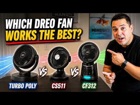 Which DREO FAN works the Best? Turbo Poly vs CS511 vs CF312