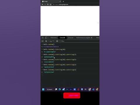 Generate random string in JavaScript #shorts #youtubeshorts - YouTube