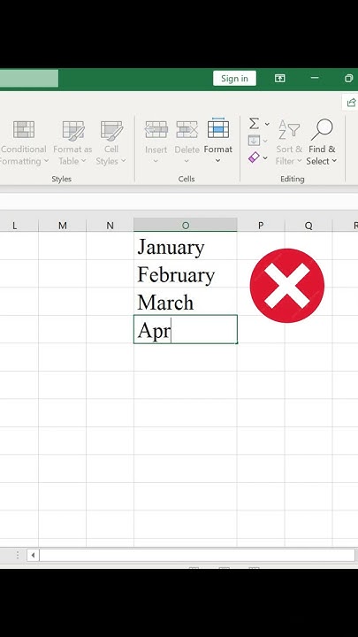 Month Writing Short In Excel #computer #excelformula #animation#exceltips #newexcel #exceltricks ...