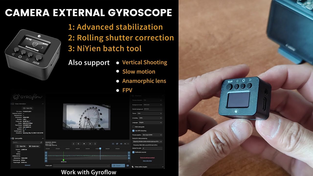 SENSEFLOW Review: External Gyro Data Logger for Any Camera | Magic ...
