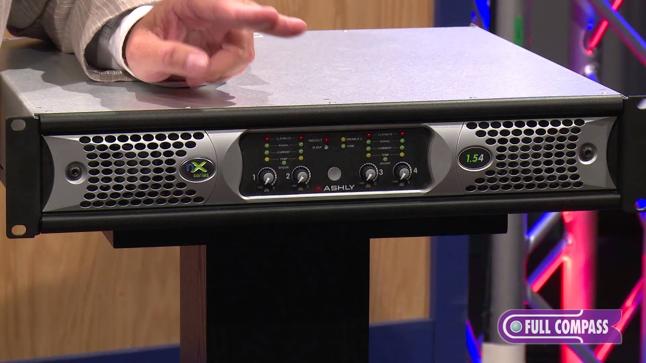 Ashly Audio NX Amps & Ashly Remote App Overview | Full Compass - YouTube