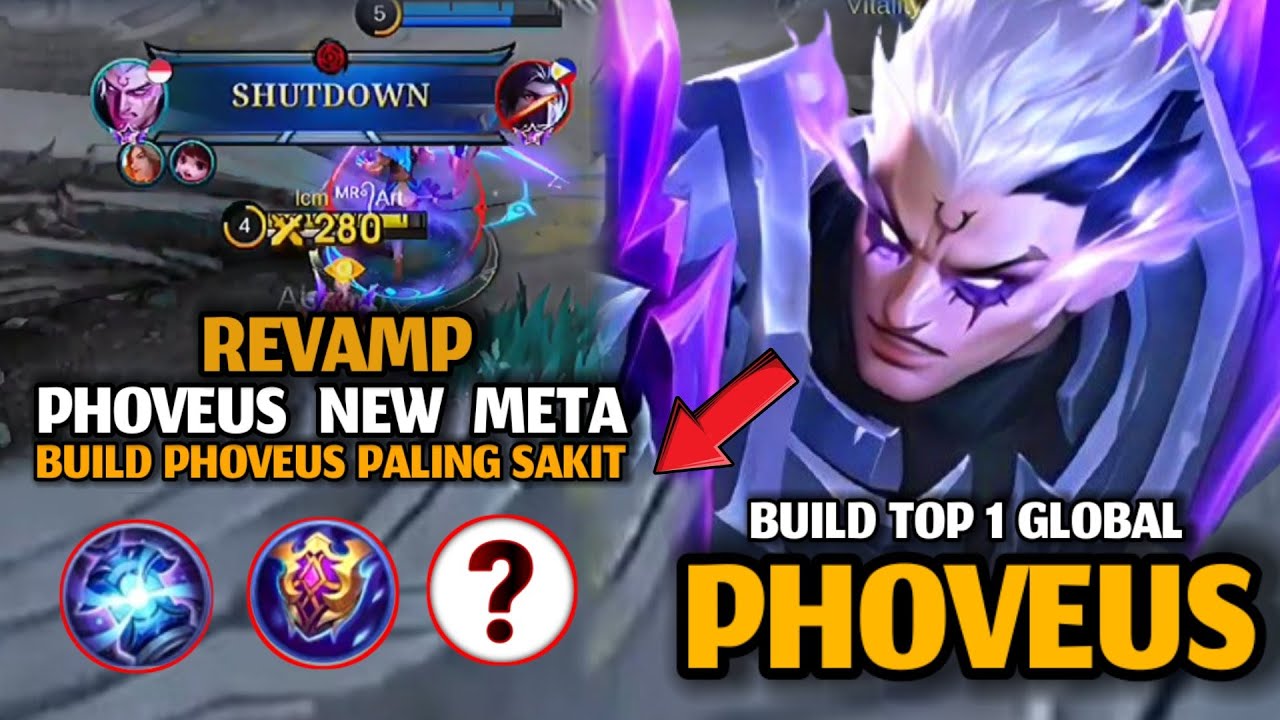PHOVEUS REVAMP BUILD PHOVEUS TERSAKIT 2024 GAMEPLAY MOBILE LEGENDS ...