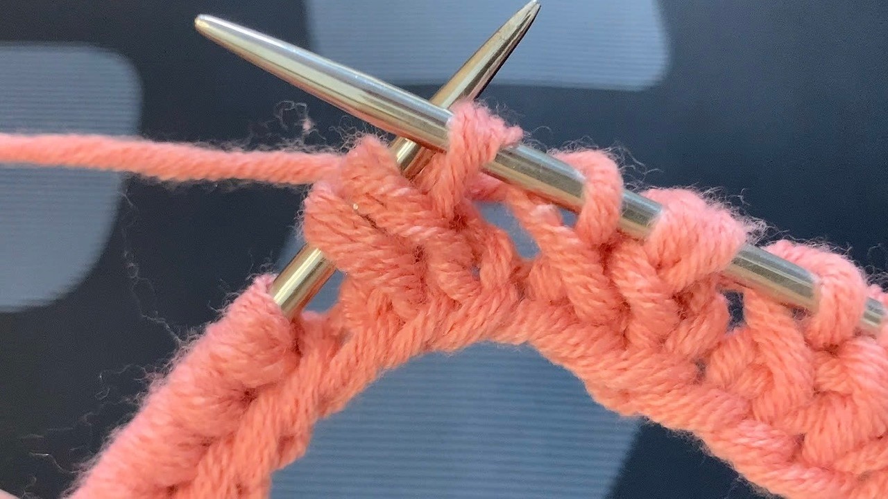 EASY! 2-ROW KNITTING PATTERN FOR BEGINNERS / KNITTING PATTERN / SMALL ...