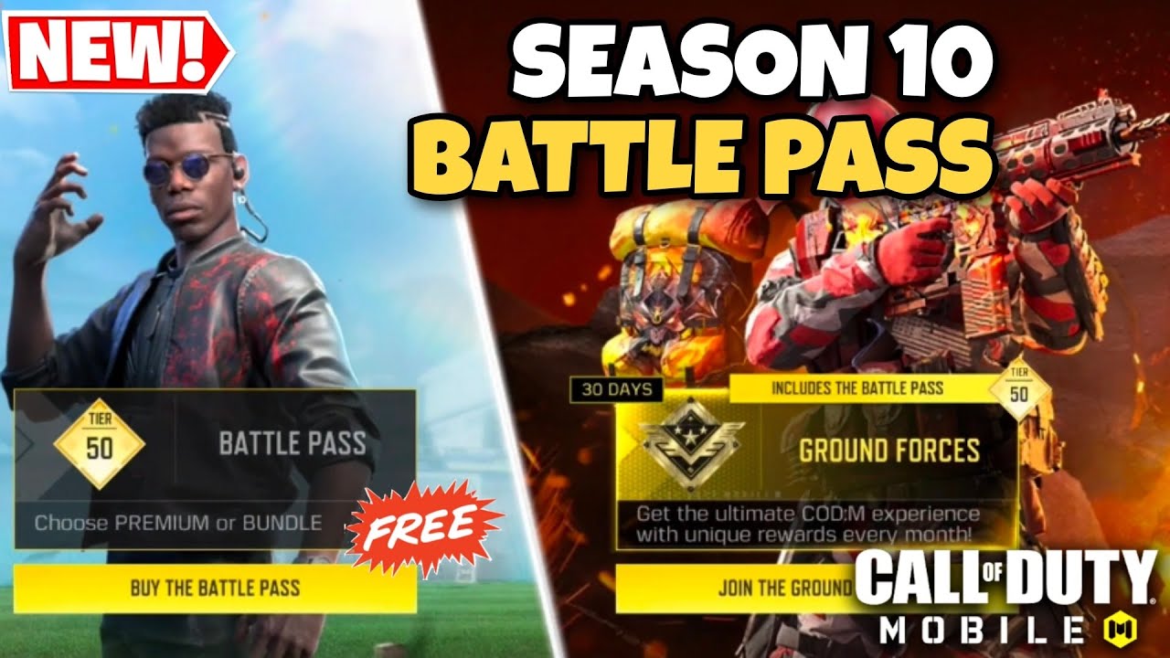*NEW* Battle Pass Season 10 Codm Free BP Vault | Unlock Tier 1-50 | COD ...