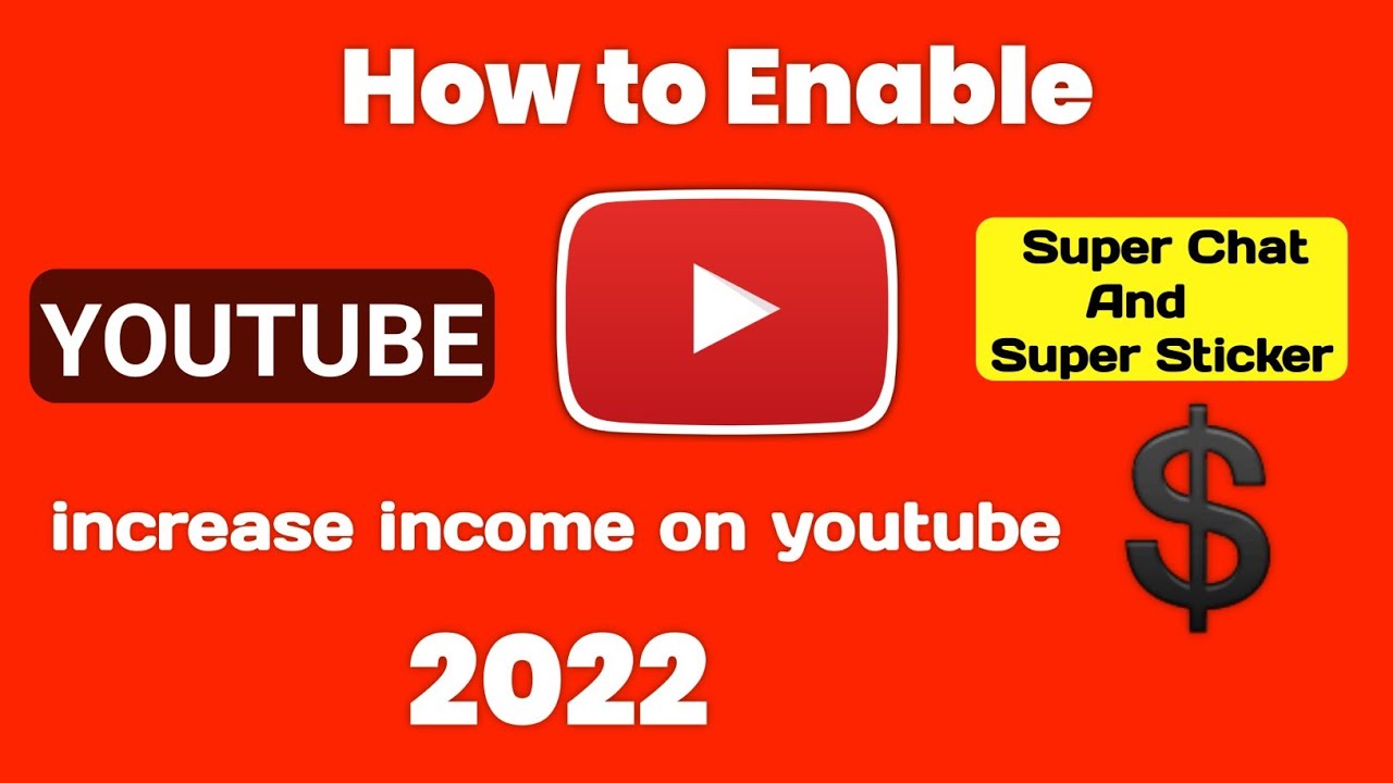 how to enable super chat and super stickers - YouTube