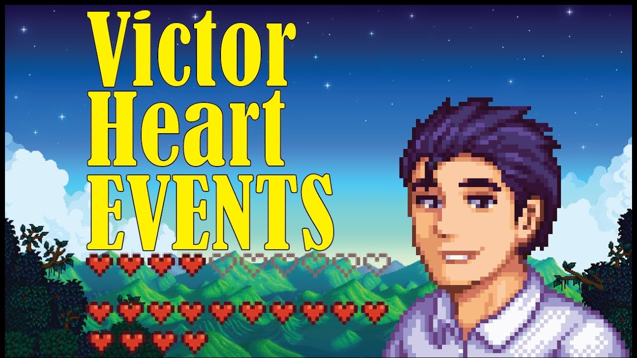 Stardew Valley Expanded │Victor 4-14 Heart Events - YouTube