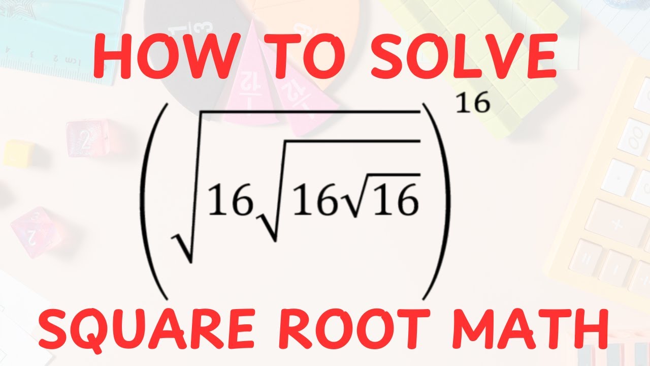 Nice Square Root Math Simplification | How to solve!!! - YouTube