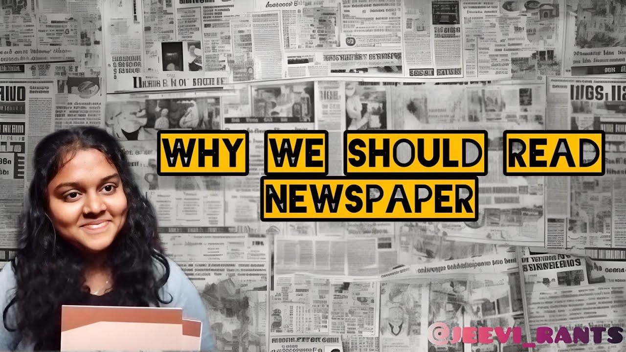 why we should read newspaper?! - YouTube