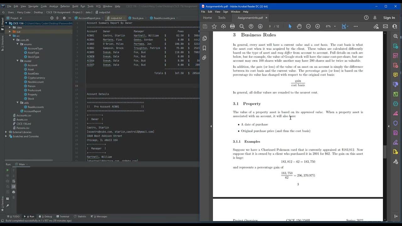 [SOLVED] CSCE 156/156H Assignment 3 - Project - YouTube