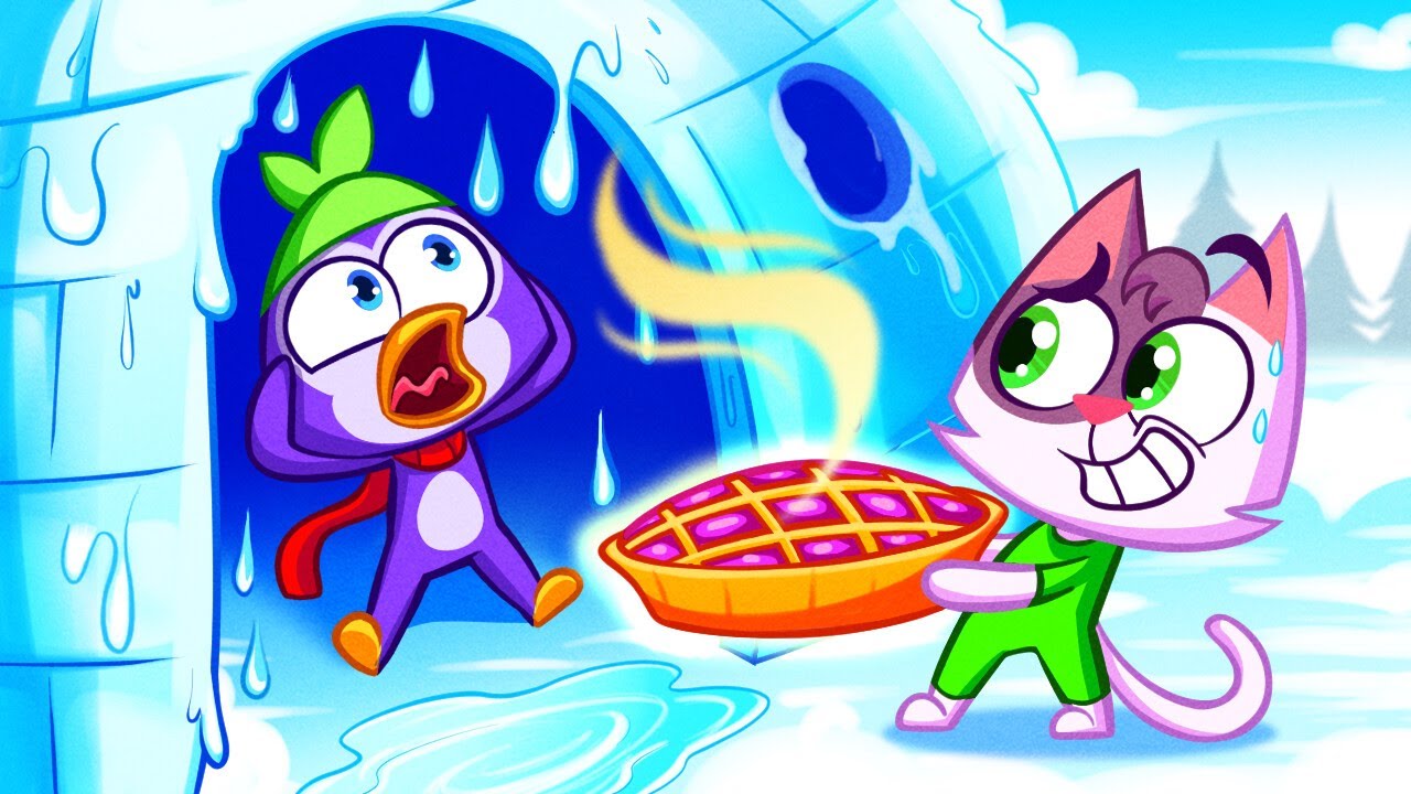 Hot Pie Ruined The Ice House! | 🔥HOT vs COLD ️ Challenge | Kids Cartoon ...