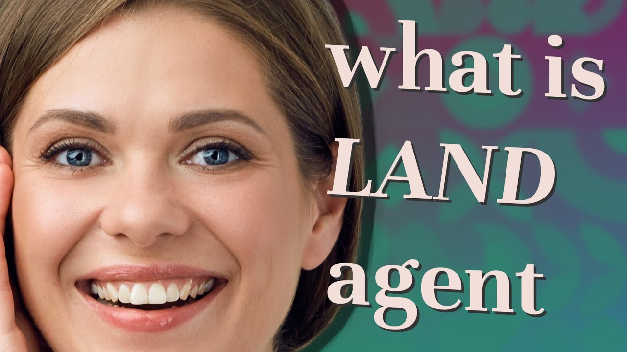Land agent | meaning of Land agent - YouTube
