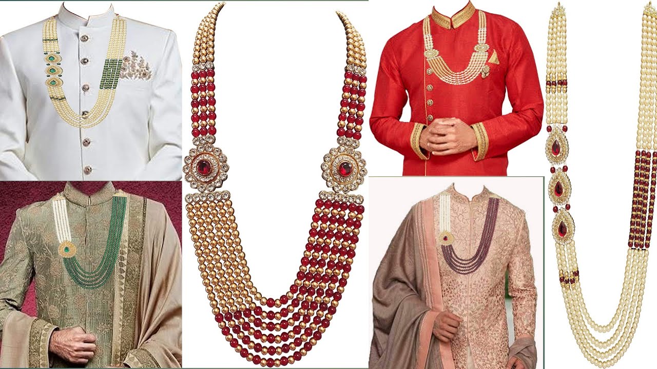 Sherwani necklace || Moti mala for men for wedding #jewellary # ...