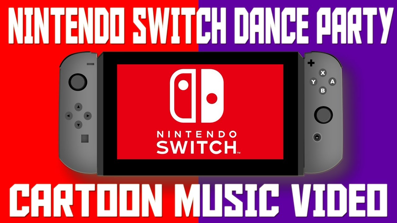 Nintendo Switch Cartoon Dance Party! Funny Music Video Parody Trailer ...